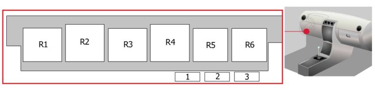 Fuse box diagram Audi TT first generation