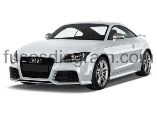 Fuse box diagram Audi TT second generation